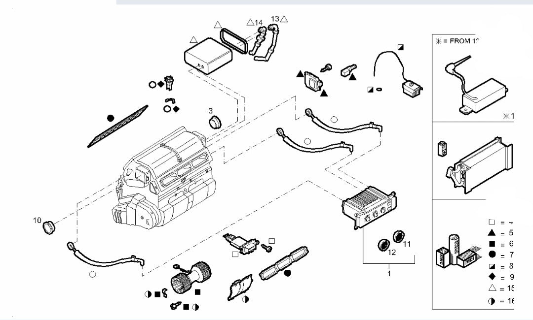 42560553 KIT RISCALDATORE CABINA ANTI GHIACCIO IVECO STRALIS HI WAY ...