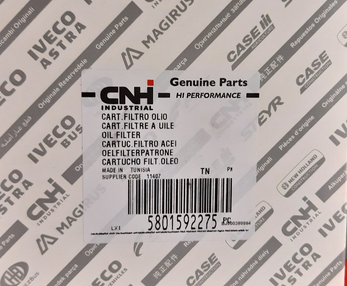 5801592275 FILTRO OLIO COMPLETO IVECO STRALIS TRAKKER ASTRA HD8 HD9 ...
