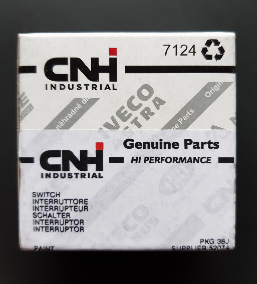 4854433 INTERRUTTORE LUCI ANABBAGLIANTI IVECO EUROSTAR EUROTECH EUROCA ...