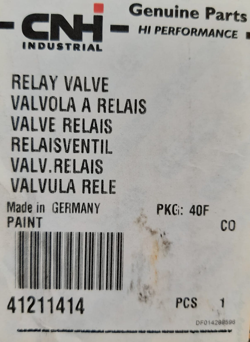 41211414 VALVOLA A RELAIS EBS MODULATORE ASSALE IVECO STRALIS TRAKKER ...